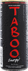 TABOO ENERGY DRINK 250 ML – Sam's Bread & Butter Express