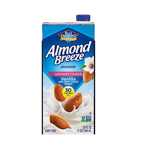 BLUE DIAMOND VANILLA UNSWEETENED ALMOND MILK 946ML – Sam's Bread ...