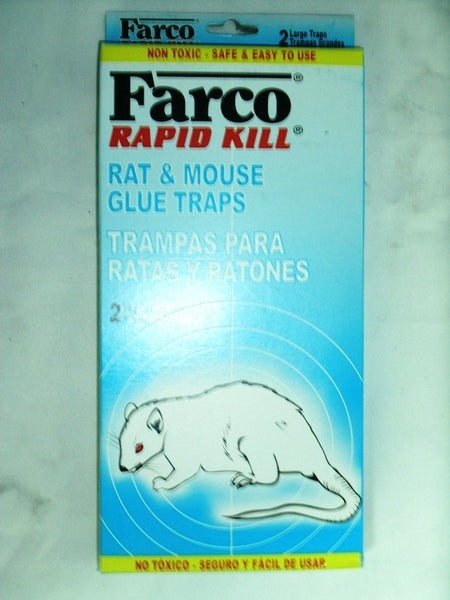 FARCO RAPID KILL RAT & MOUSE GLUE TRAP 2LGE – Sam's Bread & Butter Express